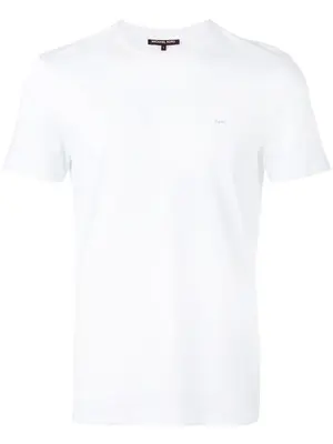 Michael Kors Logo Print Round Neck T-shirt For