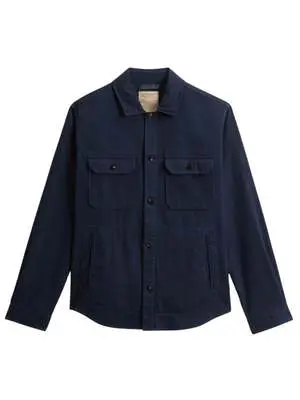 Woolrich Wool Blend Casual Shirt - Navy