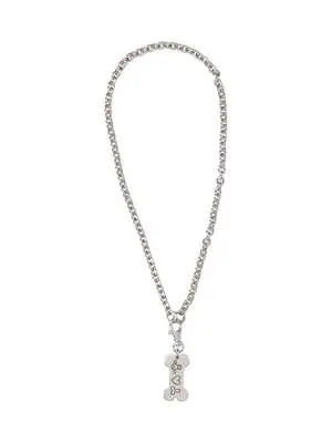 VIVIENNE WESTWOOD Mini Bijoux Charm Earrings In 100% Brass - Silver