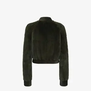 Fendi Dark Mink Tricot Blouson