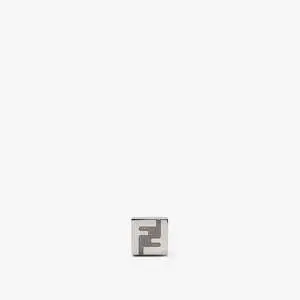 Fendi Ff Motif Steel Earring - Silver