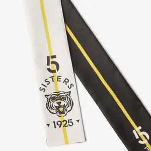 Fendi 5 Sisters" Silk Scarf