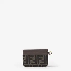 Fendi Ff Jacquard Card Case