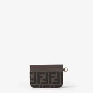 Fendi Ff Jacquard Card Case