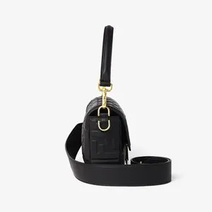 Fendi Baguette Bag In Nappa Leather With Embossed Ff Motif