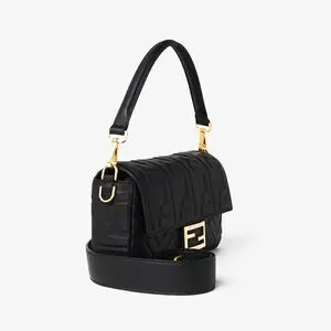 Fendi Baguette Bag In Nappa Leather With Embossed Ff Motif