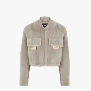 Fendi Shaved Mink Bomber Jacket