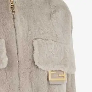 Fendi Shaved Mink Bomber Jacket