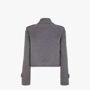 Fendi Wool And Mink Blouson Jacket