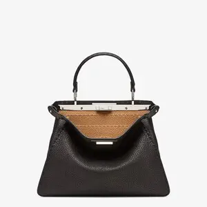Fendi Peekaboo Iseeu Medium Selleria Bag - Black