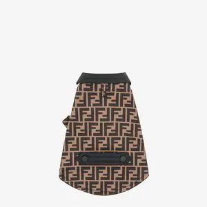 Fendi Ff Motif Nylon Dog Coat - Brown
