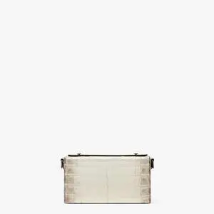 Fendi Soft Trunk Baguette Crocodile Bag