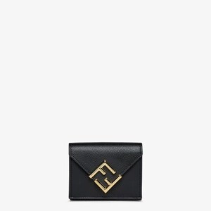 Fendi Ff Diamonds Wallet - Black