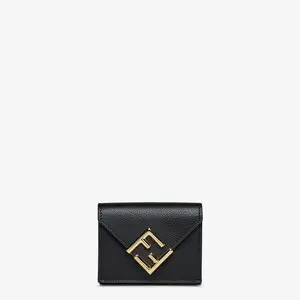 Fendi Ff Diamonds Wallet - Black
