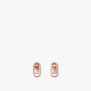 Fendi O'lock Earrings - Pink