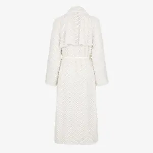 Fendi Long Trench Coat With O'lock Buckle