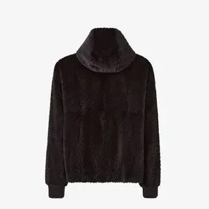 Fendi Micro-ff Laser-cut Mink Blouson Jacket