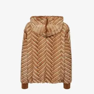 Fendi Mink Chevron Jacket