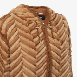 Fendi Mink Chevron Jacket