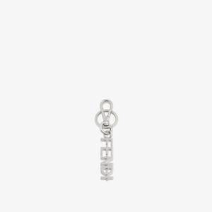 Fendi Fendigraphy Key Ring - Silver