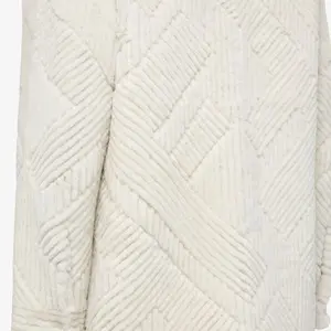 Fendi Shearling Jacket With Shadow Quilting And Ff Motif