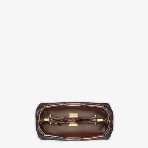 Fendi Peekaboo Mini Alligator Bag - Brown