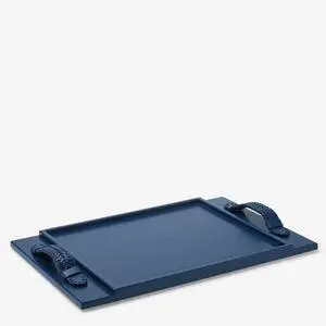 Fendi Roma Tray With Woven Handles