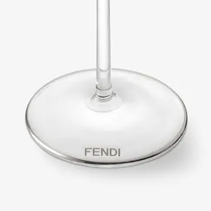 Fendi Set Of Two Roma Flute Glasses