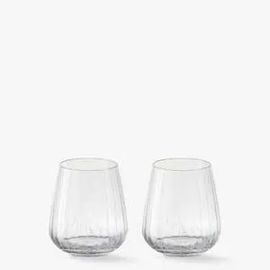 Fendi Roma Set Of Water Glasses - Transparent