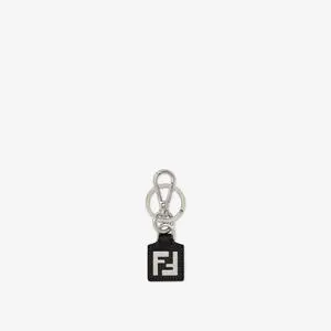 Fendi Ff Squared Key Ring - Black