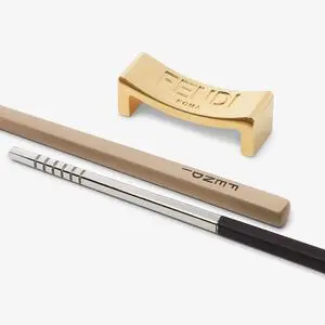 Fendi Roma Chopsticks With Pequin Motif