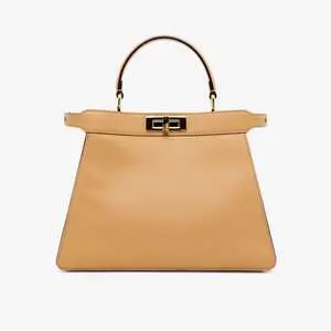 Fendi Fendi Peekaboo ISeeU Medium Bag Beige