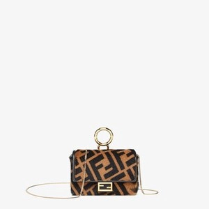Fendi Nano Baguette Charm - Brown