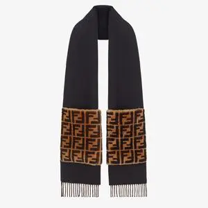 Fendi Touch Of Fur Scarf