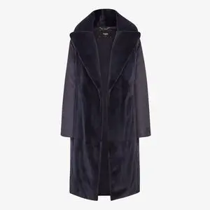 Fendi Padded Cocoon Coat - Blue