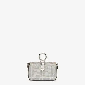 Fendi Nano Baguette Charm - Silver