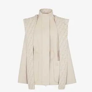 Fendi Wool Blouson With Detachable Hood