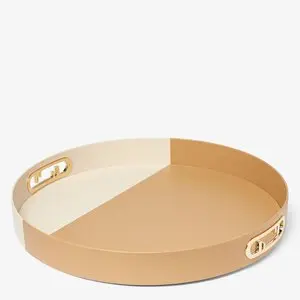 Fendi O’lock Color Block Nappa Leather Tray - Multicolour