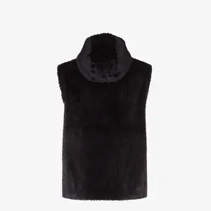 Fendi Micro-ff Laser-cut Mink Gilet