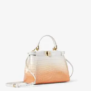 Fendi Peekaboo Mini Crocodile Bag - Multicolour