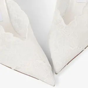 JIMMY CHOO Faiz 100 Ivory Lace Pumps