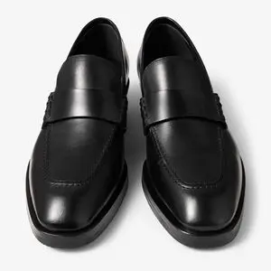 JIMMY CHOO Wilder Loafer M Eel-embossed Leather Loafers