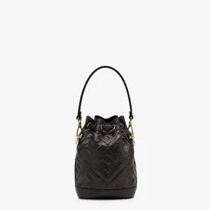 Fendi Mon Tresor Bucket Bag With Embossed Ff Motif
