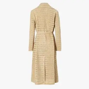 Fendi Shearling Wrap Coat