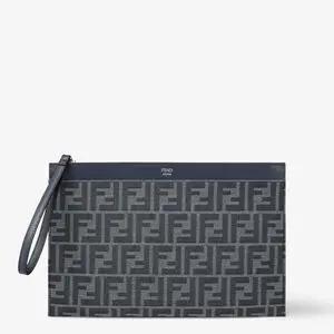 Fendi Ff Jacquard Flat Pouch Medium