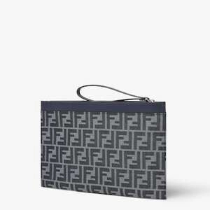 Fendi Ff Jacquard Flat Pouch Medium