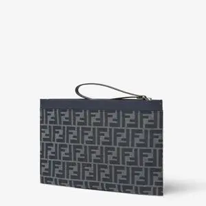 Fendi Ff Jacquard Flat Pouch Medium