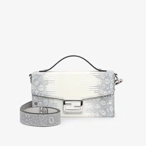 Fendi Baguette Soft Trunk - White