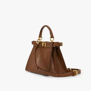 Fendi Peekaboo Iseeu Petite Top Handle Bag - Brown