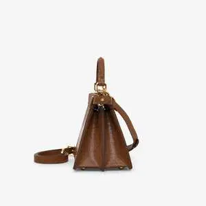 Fendi Peekaboo Iseeu Petite Top Handle Bag - Brown